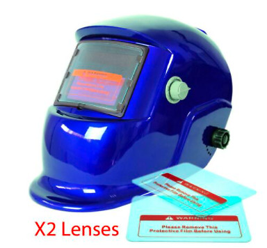 Welding Helmets - Blue Welding Lens