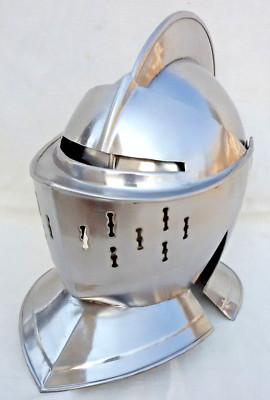 Armet Closed Close Helmet Medieval Armor Dark Souls Cosplay Fantasy ...