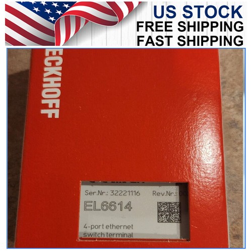 New! Never used! Beckhoff EL6614 4-Port Ethernet Switch Terminal Free ...