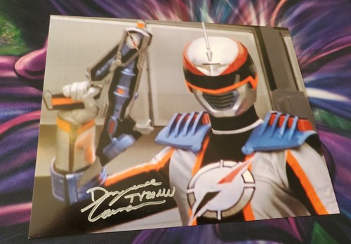 Power Rangers Mercury TYZONN Dwayne Cameron Signed Autograph Photo ...