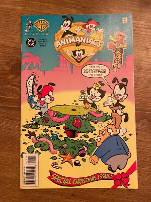 Animaniacs Holiday Christmas Special # 1 NM DC Comic Book 1st Comics ...