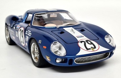 Burago 1/18 Ferrari 250 LM Le Mans 1965 Blue #29 Diecast scale model ...