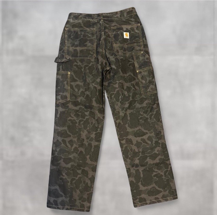 Carhartt Men's Camouflage Canvas Workwear Pants Hammer Loop Cargo ...