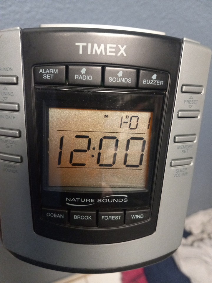 Timex T300B Sleep & Wake Nature Sound Alarm Clock Radio Tested | eBay