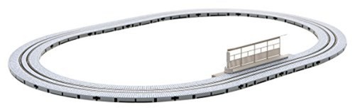 Tomix 91084 Wide Tram Mini Rail Oval Layout Set Track Layout MA-WT N ...