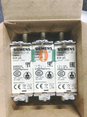 QTY:3 NEW FOR SIEMENS fast fuse 3NA3822-2C 63A 500V NH000 | eBay