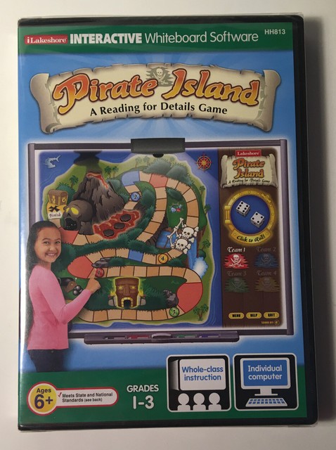 Lakeshore Pirate Island Reading for Details Interactive Whiteboard ...