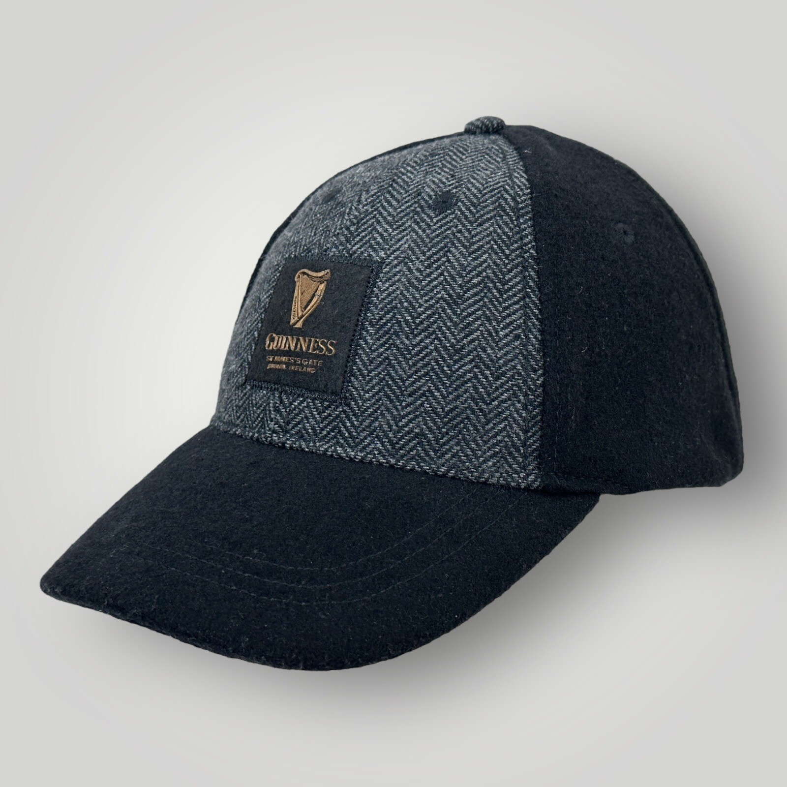 GUINNESS Embossed Tweed Blend Adjustable Hat / Cap Ir… - Gem