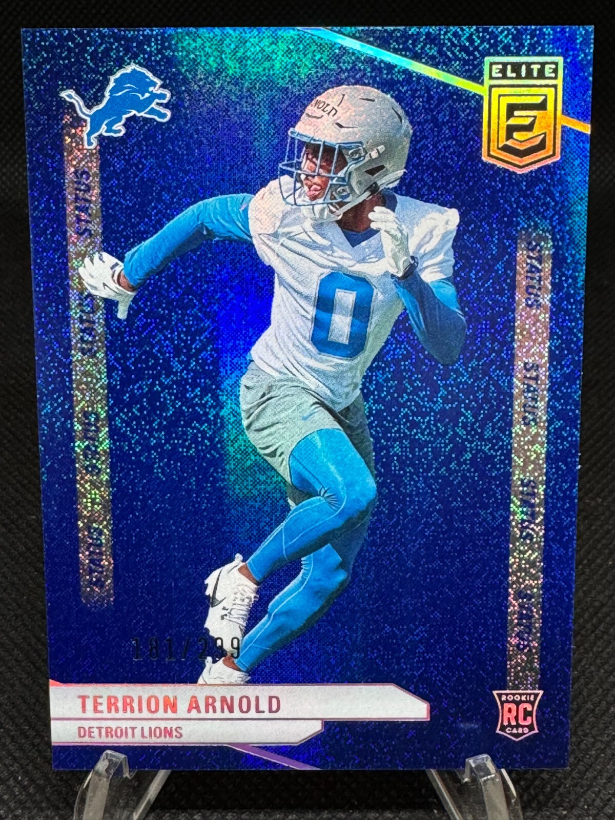 Terrion Arnold 2024 Elite #137 Status Sparkle /299 Price Guide - Sports ...