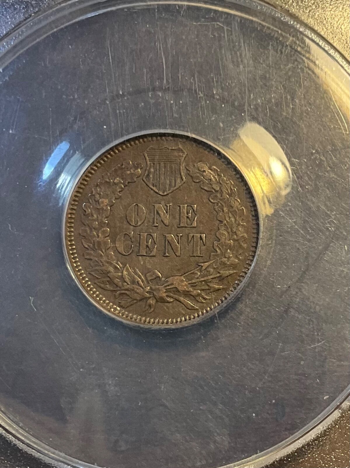 ANACS AU50 1872 INDIAN HEAD CENT VERY NICE FOR THE GRADE PERFECT COLOR ...