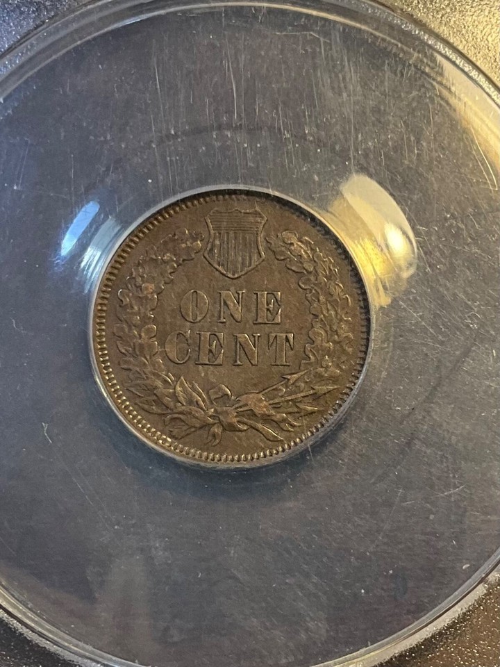 ANACS AU50 1872 INDIAN HEAD CENT VERY NICE FOR THE GRADE PERFECT COLOR ...