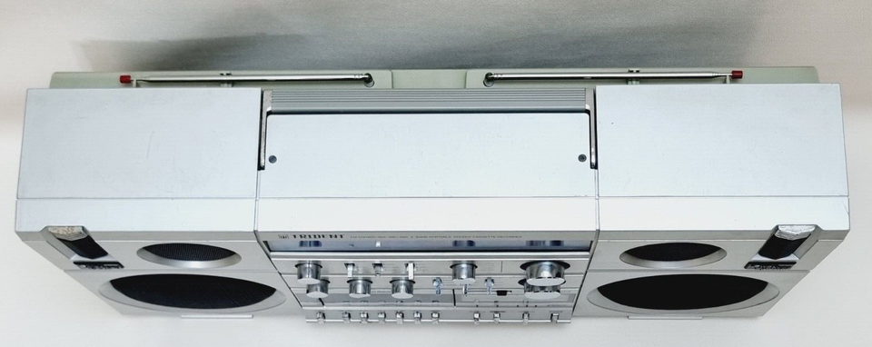 Vintage Trident CX-473F Boombox Ghettoblaster Stereo Radio Cassette ...