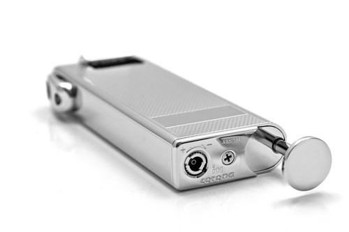 IM CORONA JAPAN PIPEMASTER PEWTER/ BRASS ELECTRONIC PIPE LIGHTER 33 ...