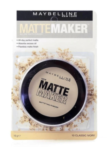 Maybelline Matte Maker Face Powder Foundation Makeup #10 CLASSIC IVORY ...