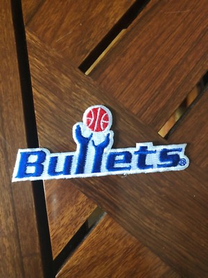 *VINTAGE NBA WASHINGTON BULLETS IRON ON PATCH 3 3/4” * | eBay