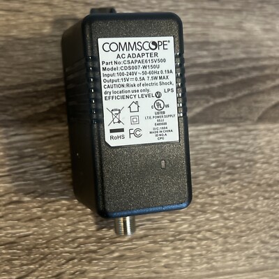 Commscope CSAPAE615V500 AC ADAPTOR - Model: CDS007-W150U Power Adapter ...