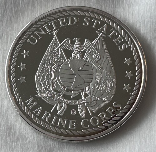 UNITED STATES MARINE CORPS/SEMPER FIDELIS ALWAYS FAITHFUL SILVER-PLATED ...