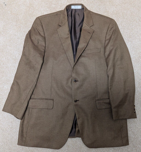 John Nordstrom Loro Piana Mens Jacket 100% Cashmere Brown 2 Button ...