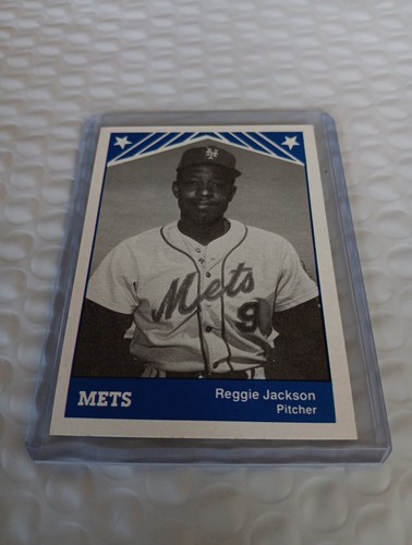 1983 Lynchburg Mets TCMA #1 Reggie Jackson Minor League Baseball Card ...