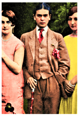 FRIDA KAHLO IN A MAN'S SUIT - 5"X7" PHOTOGRAPH | eBay