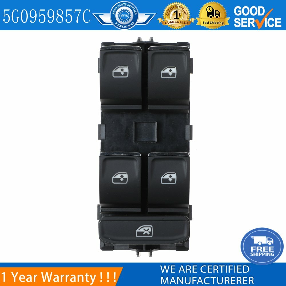 5G0959857C Front Left Power Master Window Switch for MK7 VW GTI Golf 7 ...