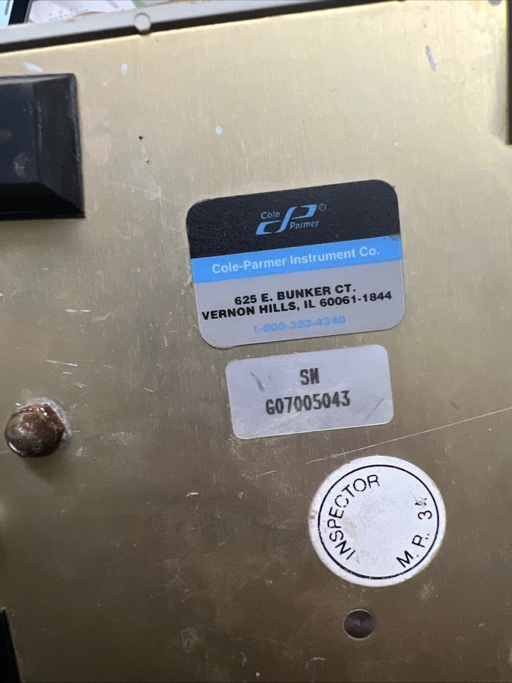 Cole Parmer Masterflex L/S Model 77200-60 Pump Head with Motor and ...