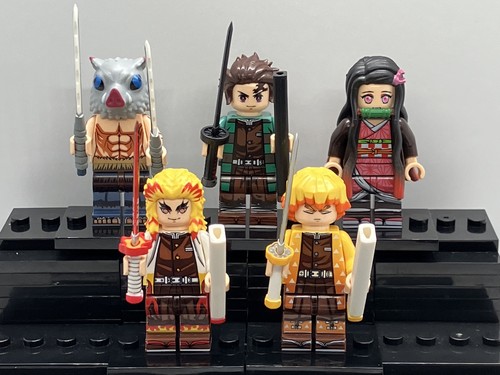 Custom Lego Demon Slayer Figure Set Of 5 | eBay