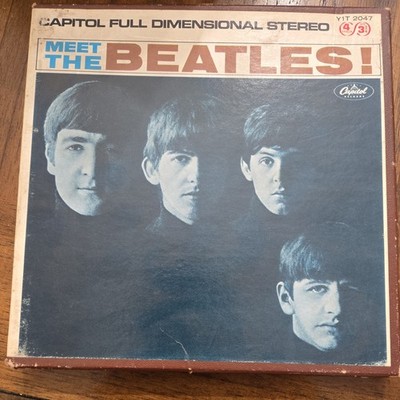 Meet The Beatles 1971 Reel Tape US Capitol Ampex 3 /4 IPS Reel to Reel ...