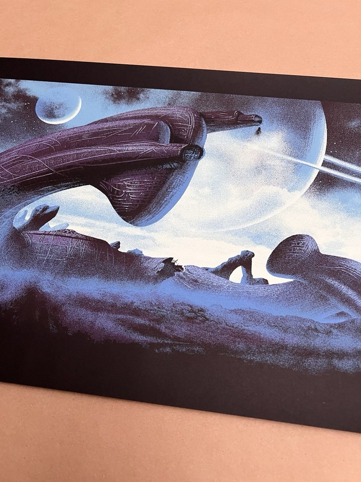 Mark Englert ALIENS 12x36 Art Print Poster #603/700 Should We Take A ...