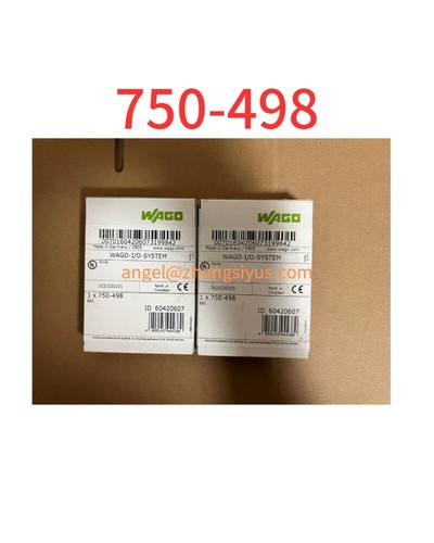750-498 Brand new WAGO IO module 750 498 ，DHL /FEDEX | eBay