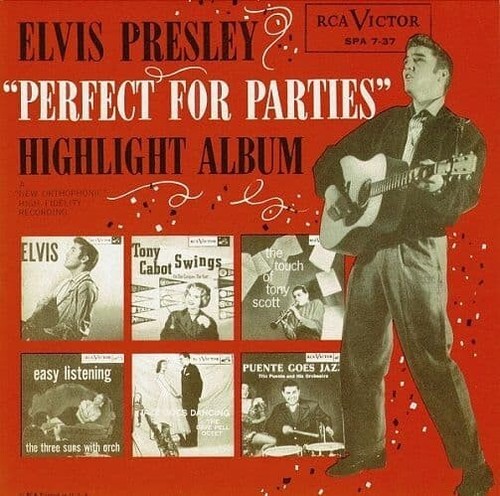 ELVIS PRESLEY Perfect For Parties EP Vinyl Record Single 7 Inch RCA ...