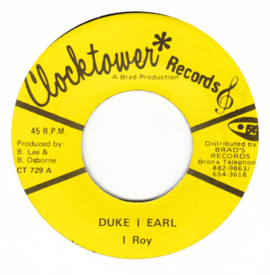 I-Roy - Duke I Earl (7") (Very Good (VG)) - 932884459 | eBay