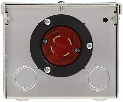 Generac 6343 30-Amp 125/250V Raintight Aluminum Power Inlet Box ...