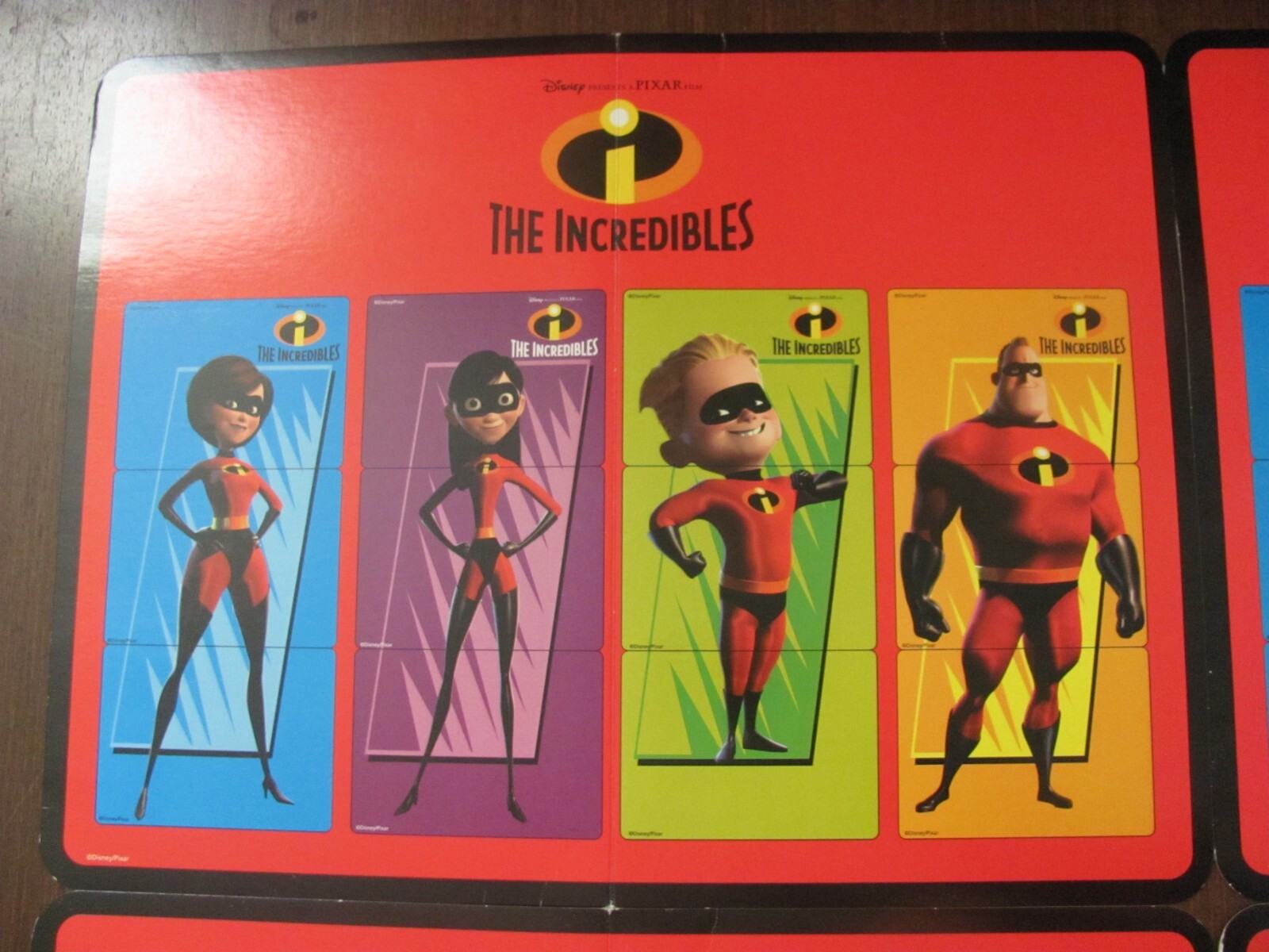 The Incredibles Secret Identity Board Game Crown & Andrews - Complete ...
