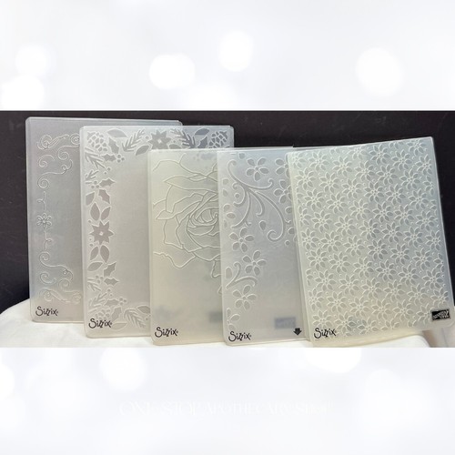 Stampin Up Embossing Folders Christmas Flowers Lot of 5 | eBay