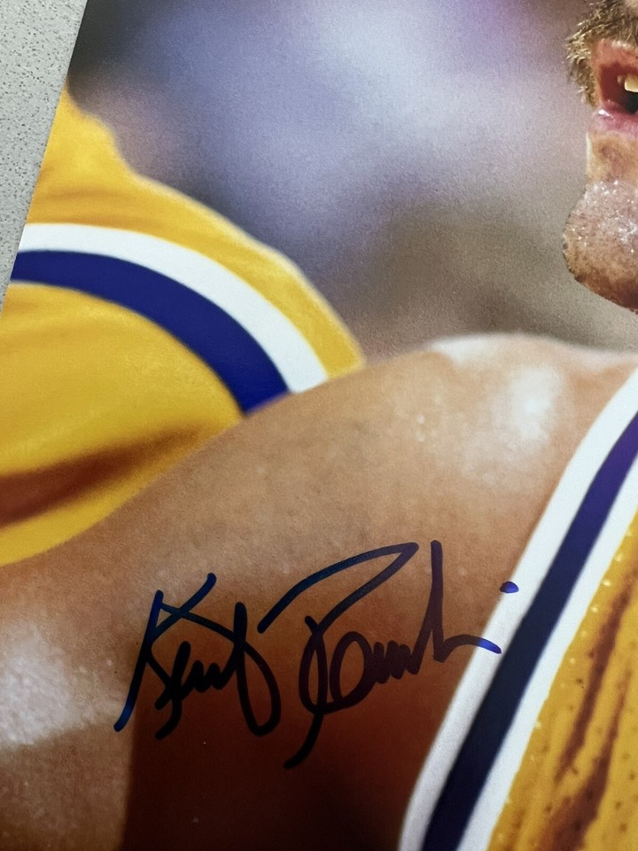 Kurt Rambis autographed signed 8x10 photo Beckett BAS COA LA Lakers NBA ...