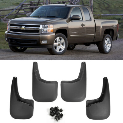 2007-2013 Chevy Silverado 1500 2500 3500 Mud Guards Splash Flaps Fit ...