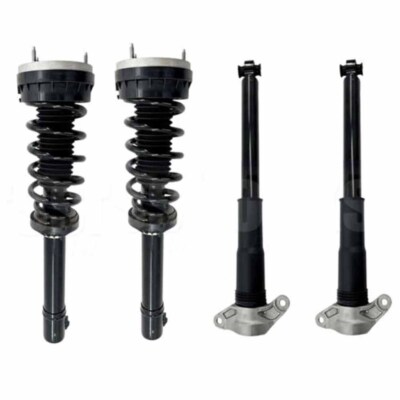 4Pcs Front Rear Shock Struts Assys w/CVD Active For Range Rover Velar ...