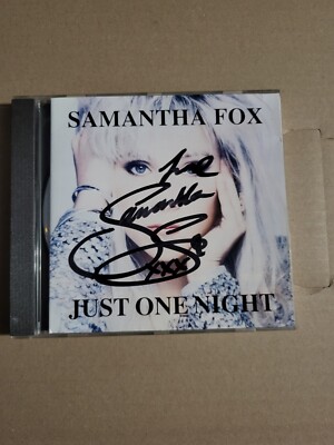 cd signed autographed samantha fox | eBay
