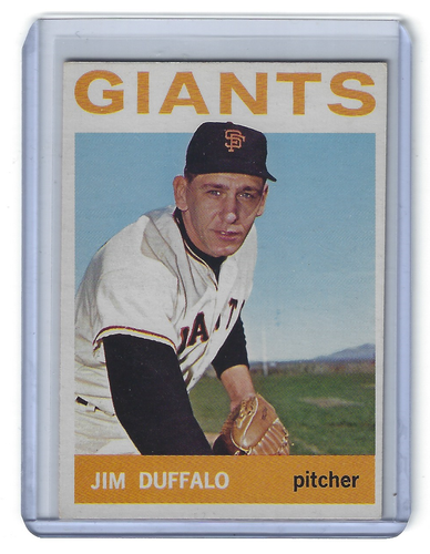 1964 Topps JIM DUFFALO #573 San Francisco Giants HIGH NUMBER CARD! | eBay