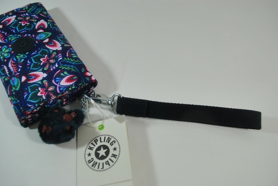 New With Tag Kipling RUBI Large Wallet / Wristlet with Furry Monkey | eBay