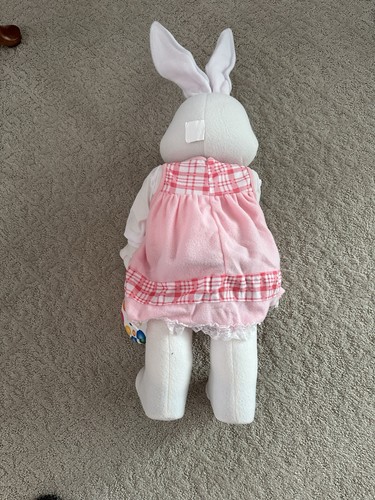 Vintage Kmart Easter Kids Door Porch Greeter 24 Inch Bunny Rabbit Plush ...