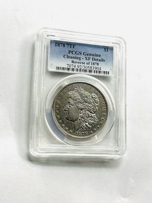 1878 7TF PCGS genuine cleaning -XF details Reverse of 1878 | eBay