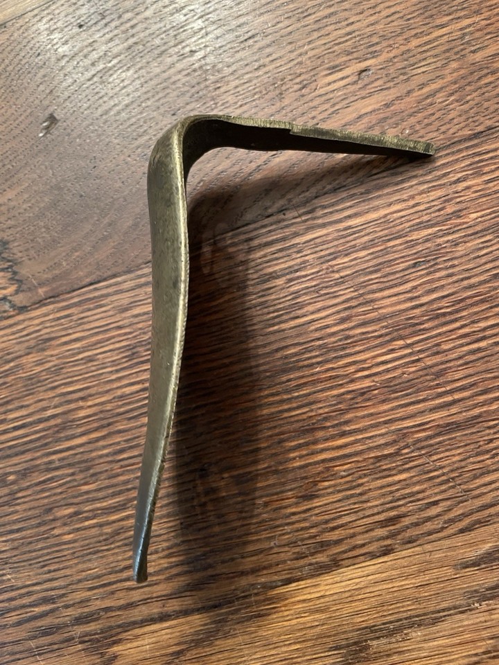 Early Brass Butt Plate For Musket , Fowler Percussion or Flintlock ...