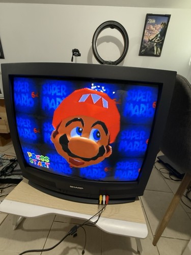 Sharp 27” Inch CRT TV 27R-S50 ( COMES WITH REMOTE) Great For Retro ...