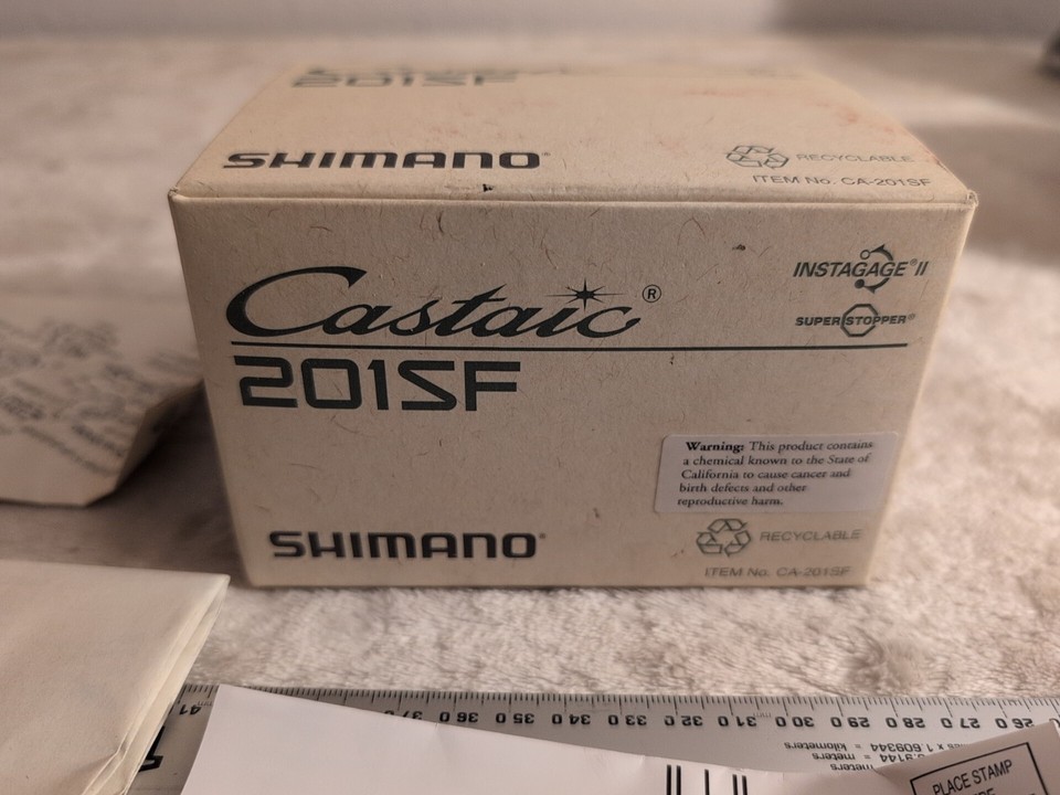Shimano Castaic CA-201SF 5-Bearing Bait Casting Reel Box And ...