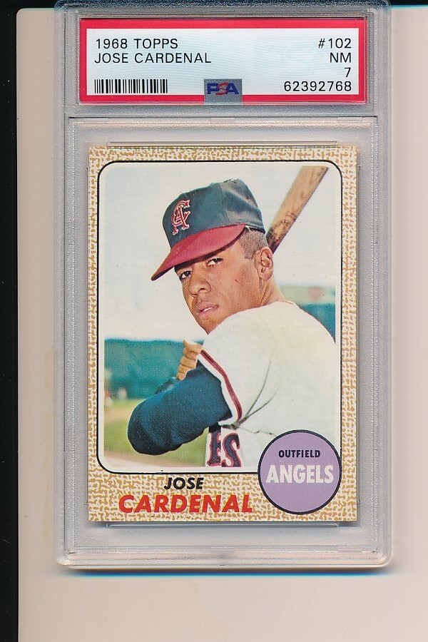 1968 Topps - #102 Jose Cardenal for sale online | eBay