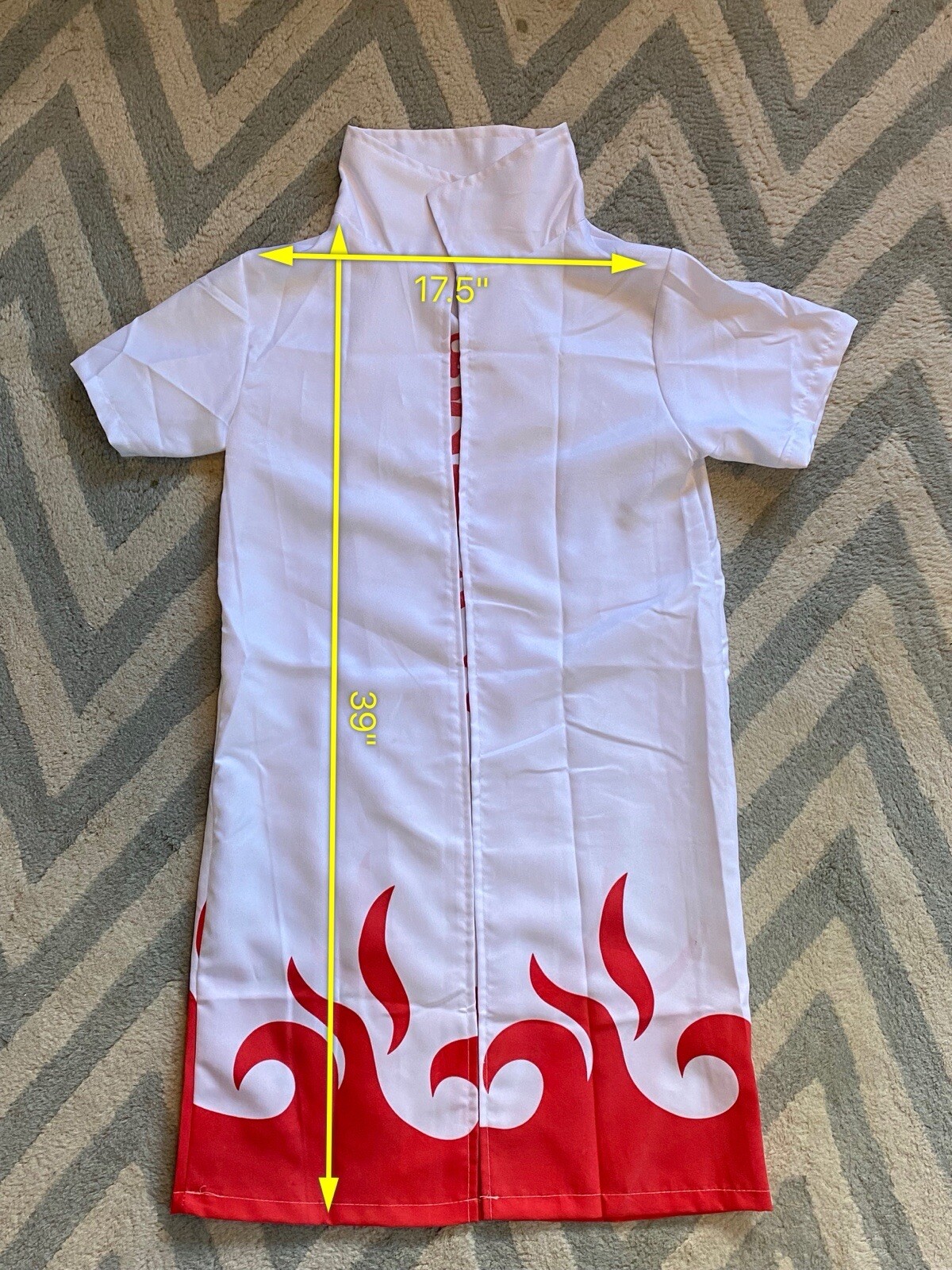 Minato Namikaze Cloak 4th Hokage Cape Cosplay Size Small Used Condition ...