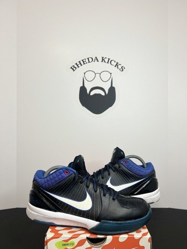 Nike Zoom Kobe 4 IV Black Varsity Royal Blue Sneakers 344335-013 Men’s ...