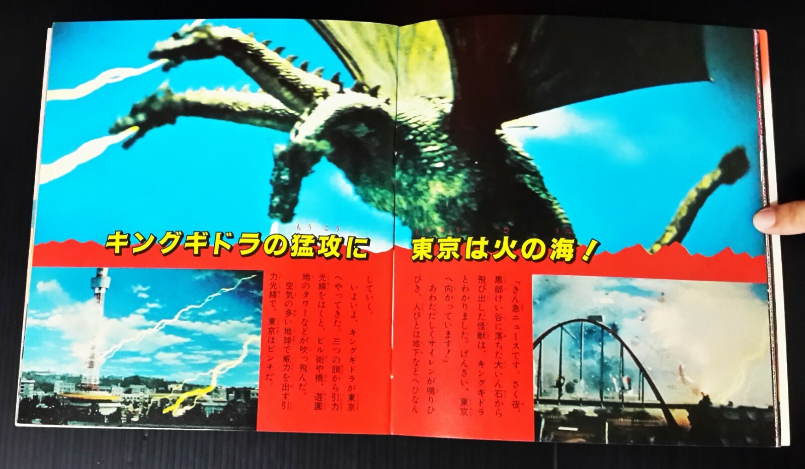 1984 VINTAGE ANIME MONSTERS GODZILLA JAPAN BOOK POPY CHOGOKIN BANDAI ...
